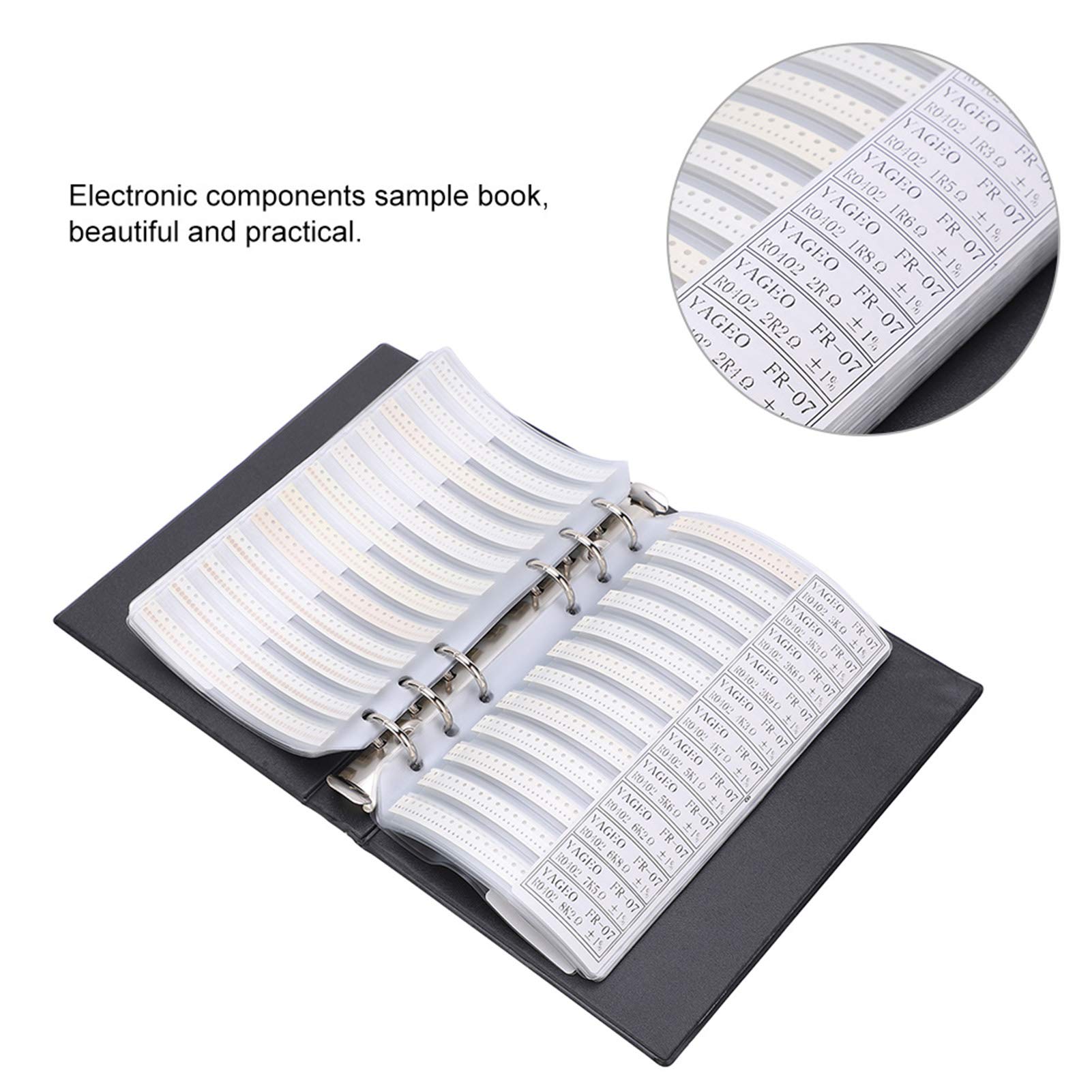 Snapklik.com : Sample Book, 0402 Series 170 Value Resistors Assortment ...