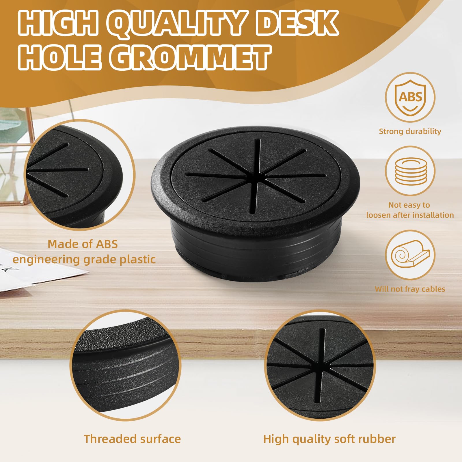 Snapklik.com : Desk Grommet 2 Inch