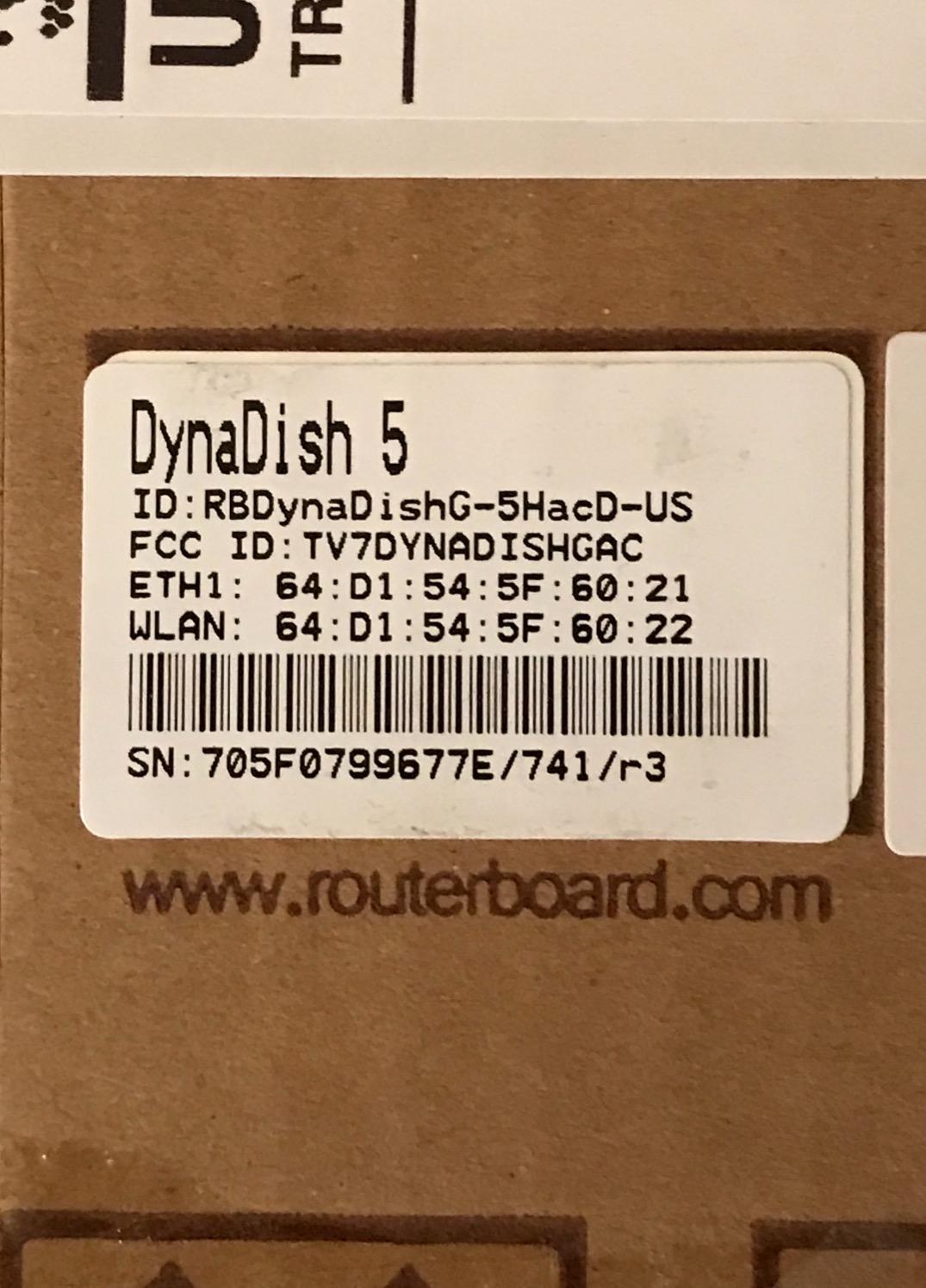 Amazon.com: Mikrotik DynaDish 5 25dBi 5Ghz PTP Outdoor 802.11ac ...