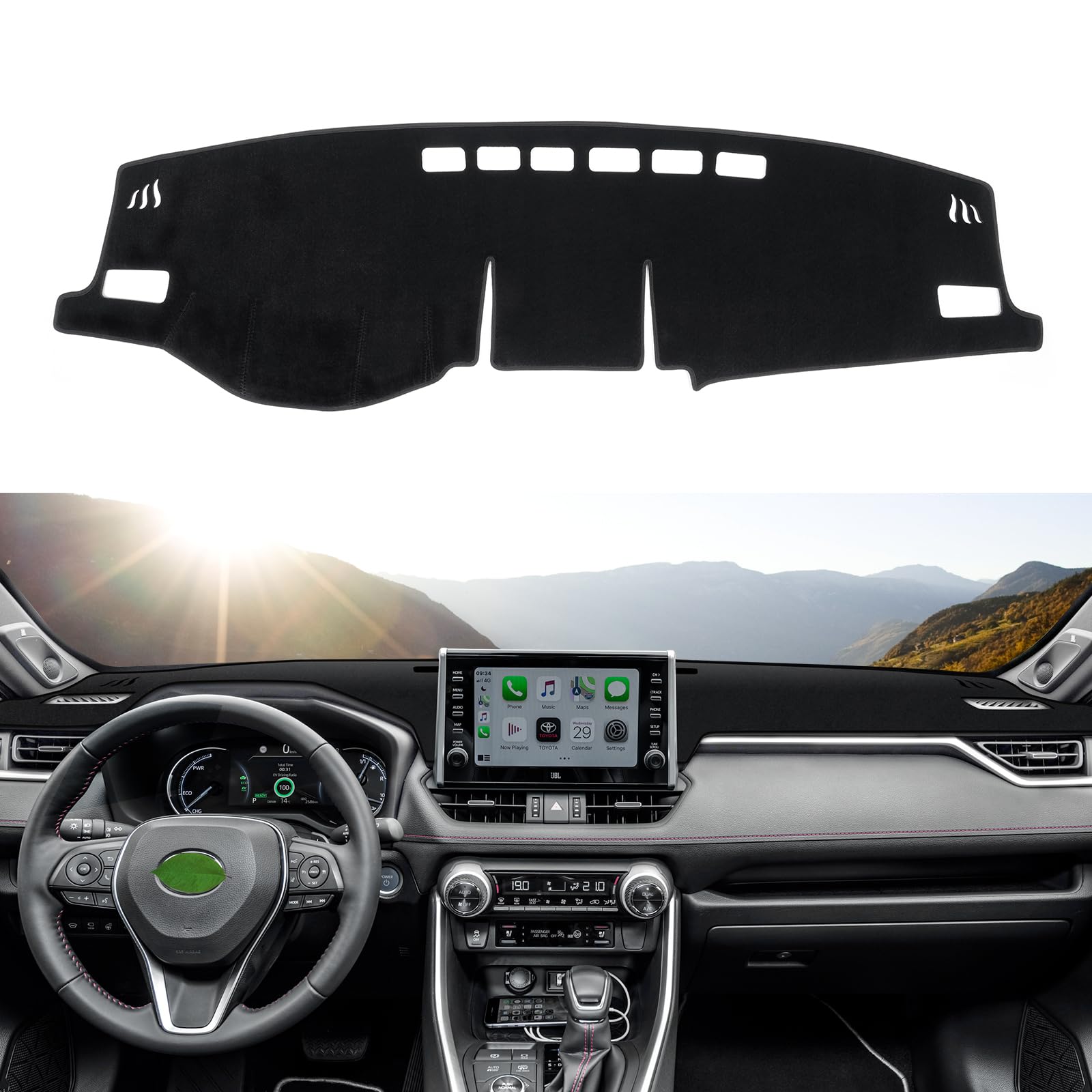 Amazon.com: Powerty Dash Cover for 2019-2023 2024 2025 Toyota RAV4 ...
