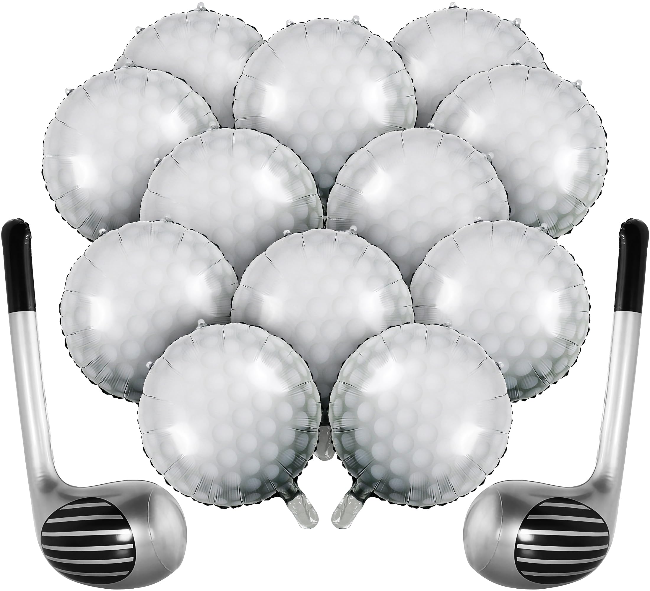 Amazon.com: Haoguo 14Pcs Golf Balloons Golf Birthday Party Decorations ...