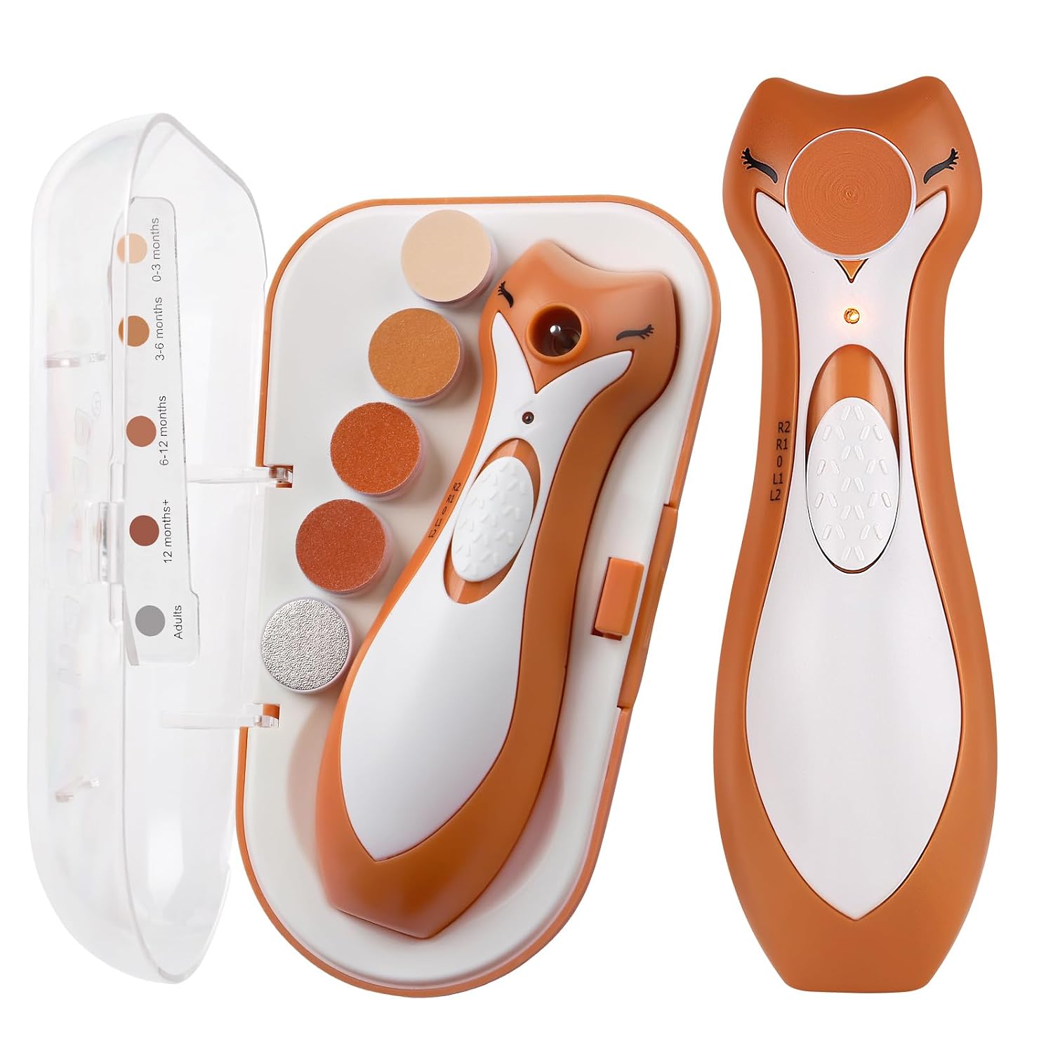 Amazon.com : haakaa Baby Nail Trimmer Electric with Filling Pads ...