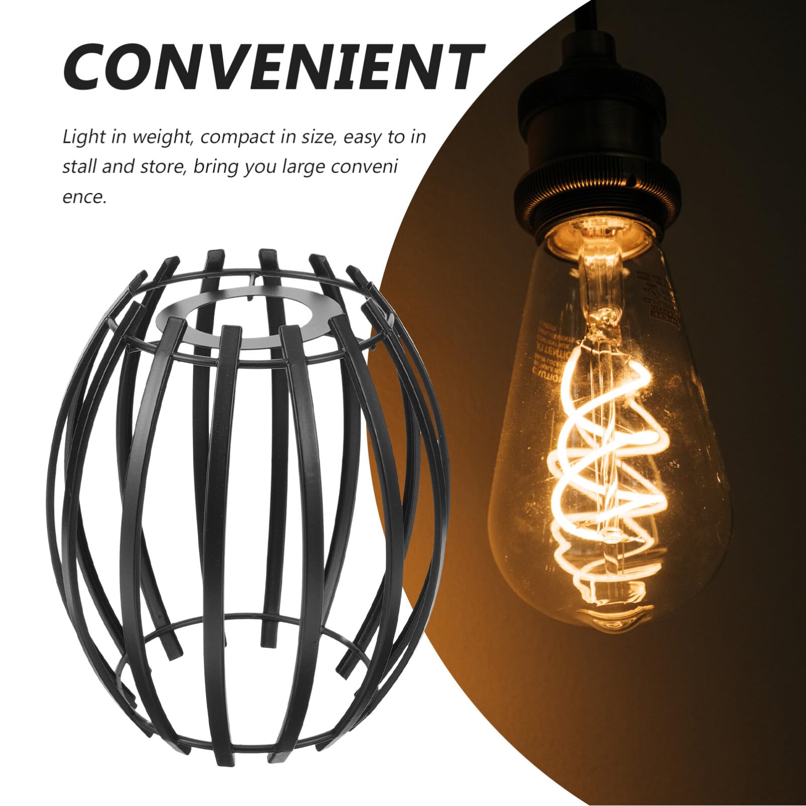 Wire Cage Light Bulb Covers Solid Aluminum Water Proof Light Globe