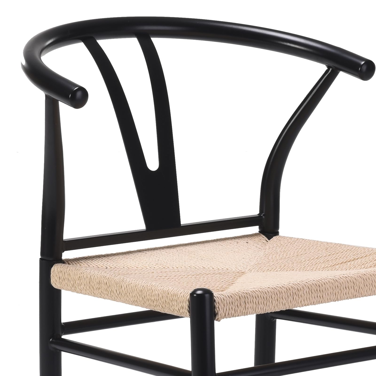 Snapklik.com : STARY Metal Wishbone Kitchen Dining Room Chairs Mid ...