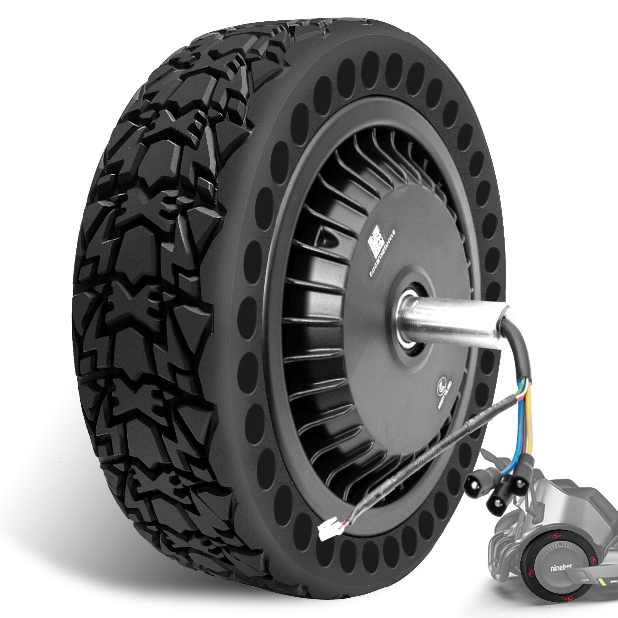 Snapklik.com : 10x275 Gokart Motor Tire, Off Road Comfort Rear Tire Fit For Ninebot By Segway S ...