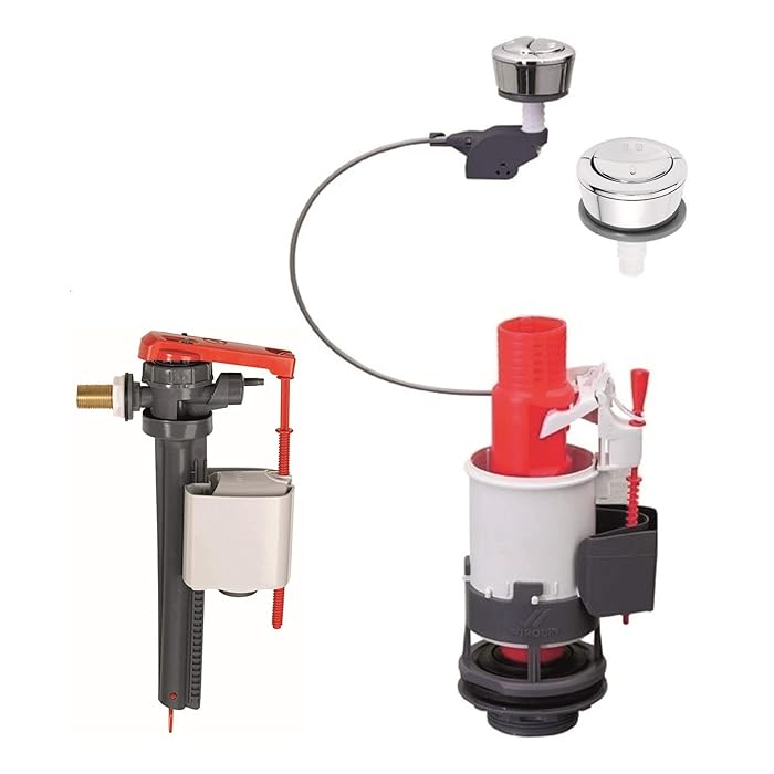 Buy Wirquin MW2 Kit Cable Operated Water Saving Mechanism Dual Flush ...