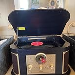 Amazon.co.jp: YAMAZEN MRP-M100CR(DB) Curiom Multi-Record Player with ...