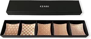 Amazon | KENBI 箸置き 和柄 5客セット | 桂記章 | 箸置き