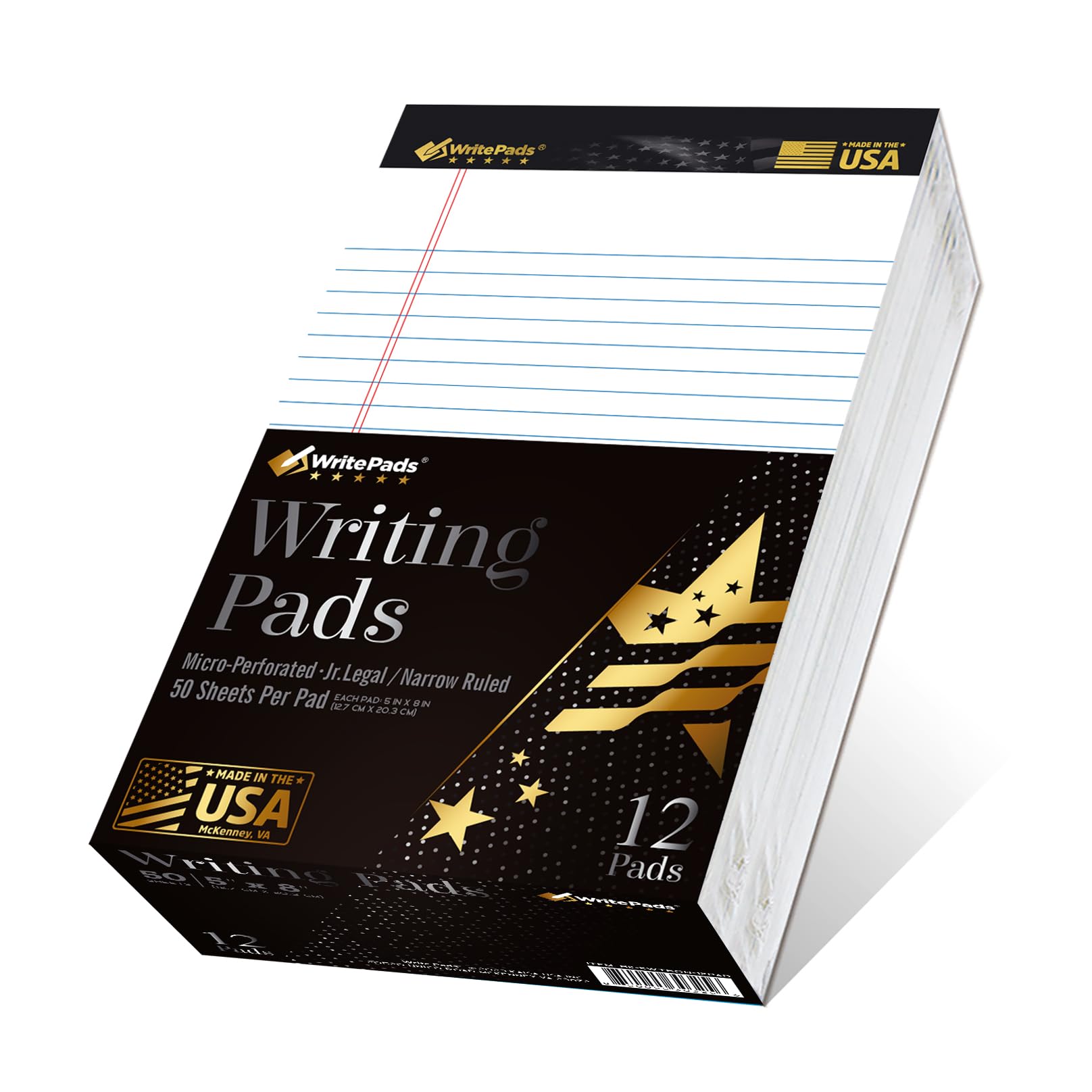 Amazon.com : KAISA Small Legal Pads 5" x 8" Note Pads, Narrow Ruled ...