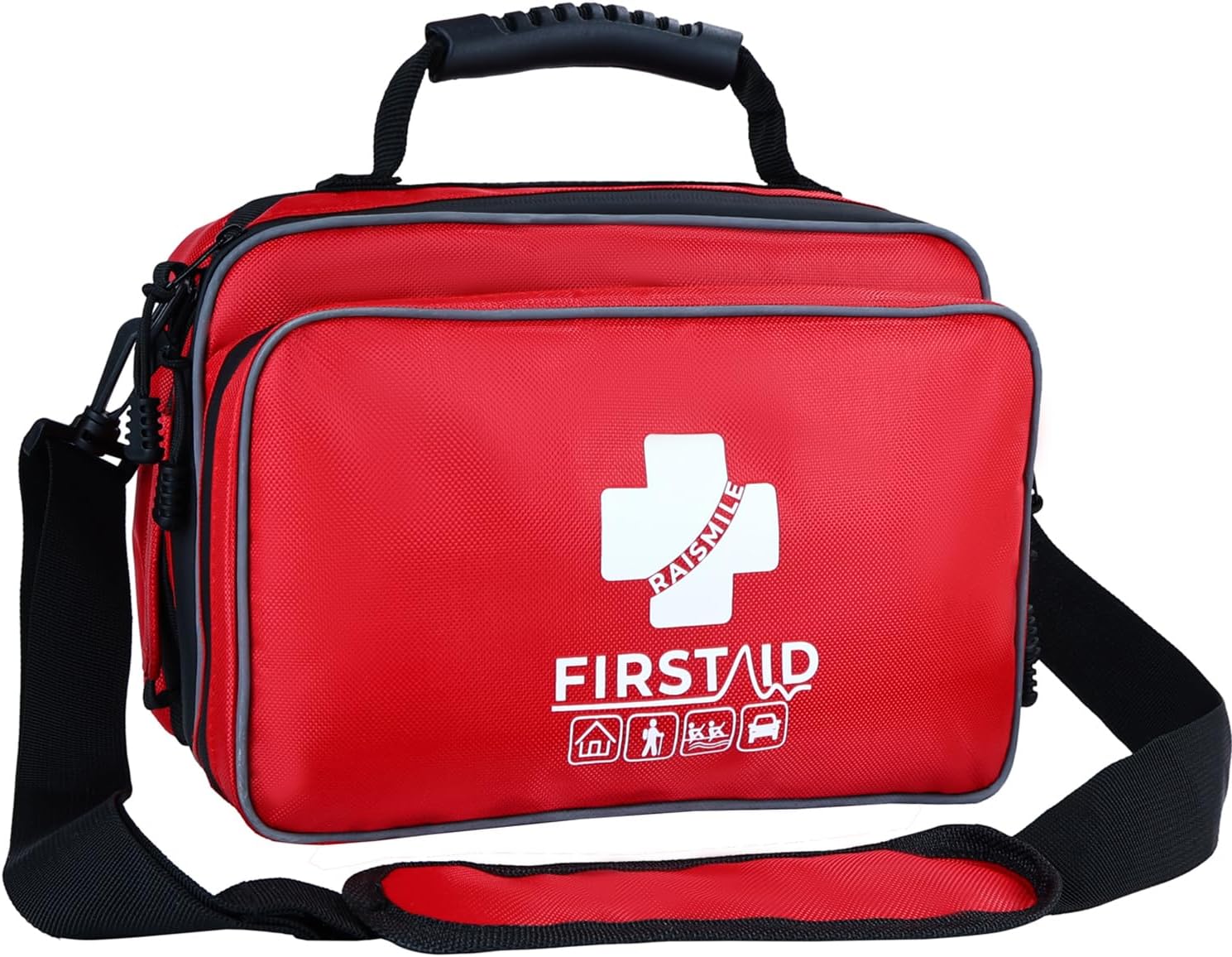 Amazon.com: Mini First Aid Kit - 120 Piece Small Waterproof Hard Shell ...