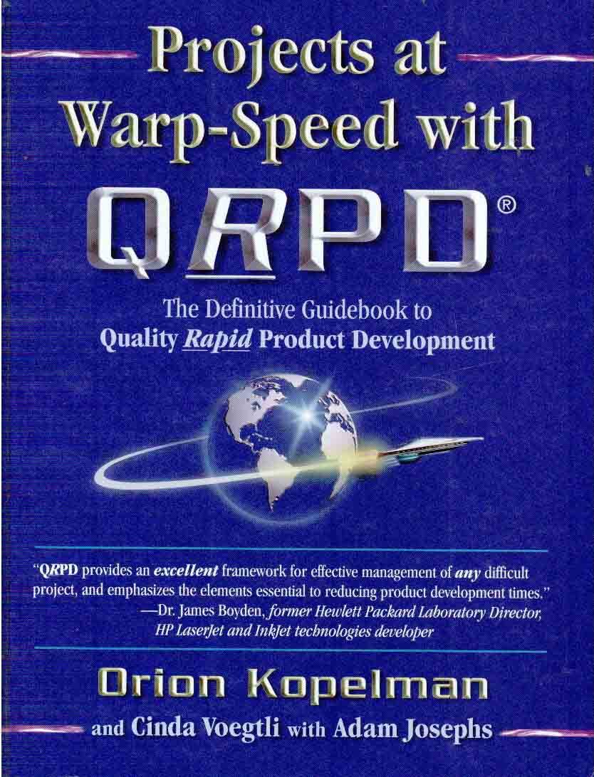 Amazon.com: Projects at Warp-Speed with QRPD: 9781885261168: Orion: Books