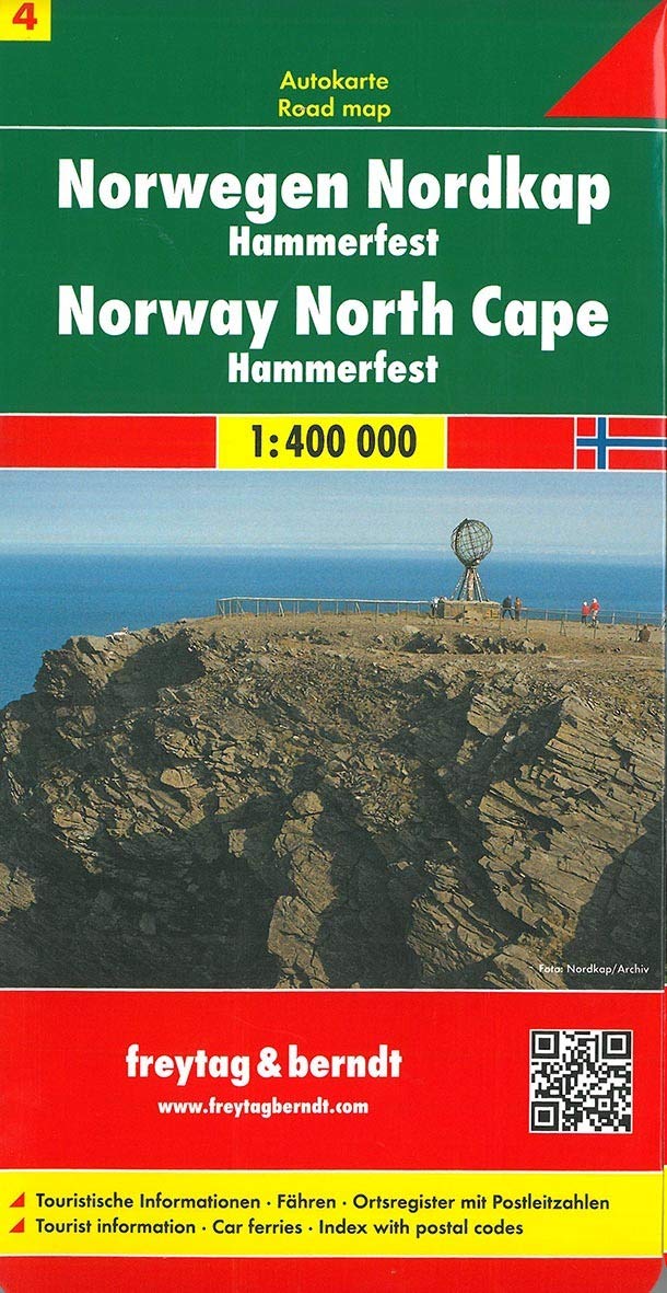 Amazon | Norway North Cape - Hammerfest Sheet 4 Road Map 1:400 000 | World