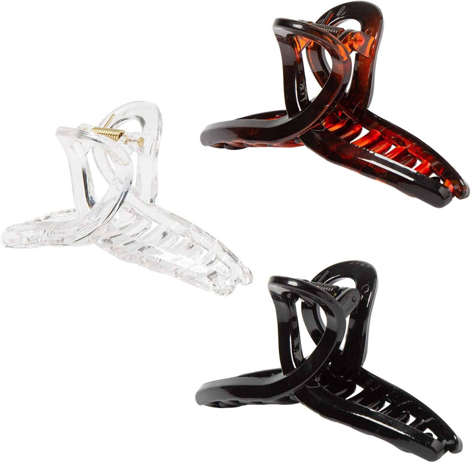 Amazon.com : Kitiin Thin Hair Clips Strong holding teeth interlocking ...