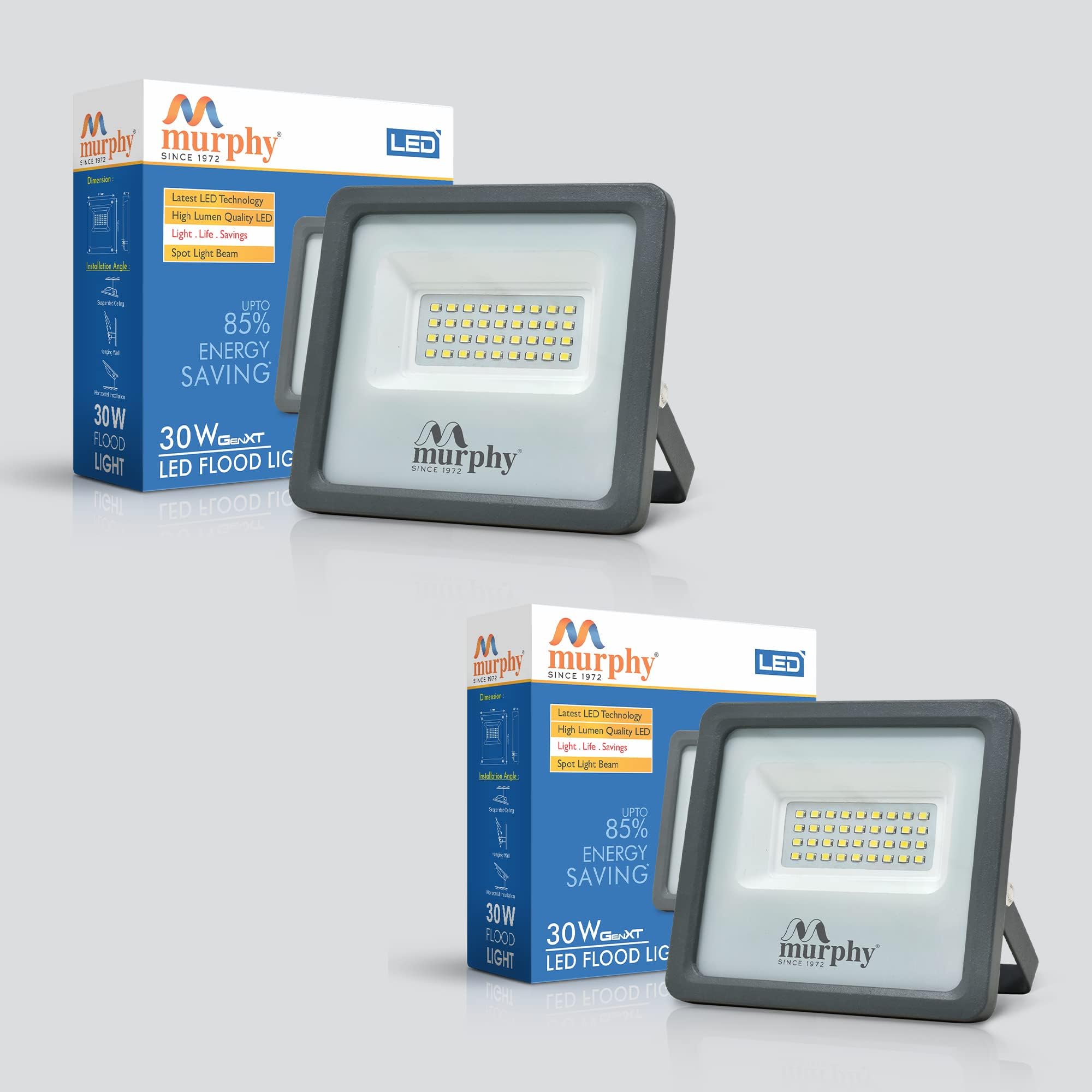 Buy Crompton Gleam 30 Watt Outdoor Waterproof LED Flood Light | Wide ...