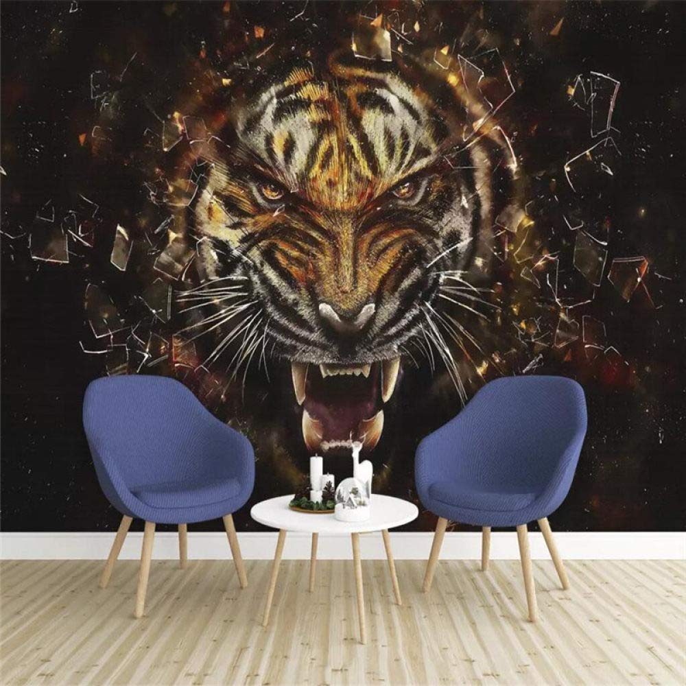 Angry Tigers Wallpapers Illuminated Wall Art Angry Tiger Man