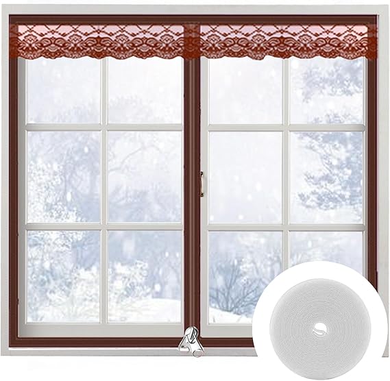 New Thickened Window Insulation Kit-Winter Weatherproofing Window ...