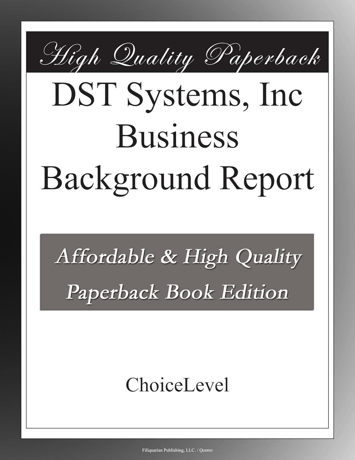 DST Systems, Inc Business Background Report: Books, ChoiceLevel: Amazon ...
