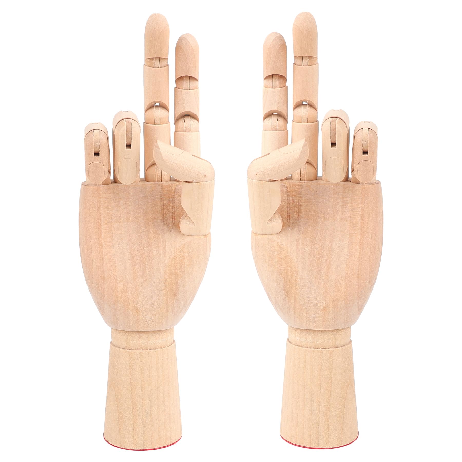Snapklik.com : 2 Pack 10" Wood Hand Model Wooden Right Left Artist ...