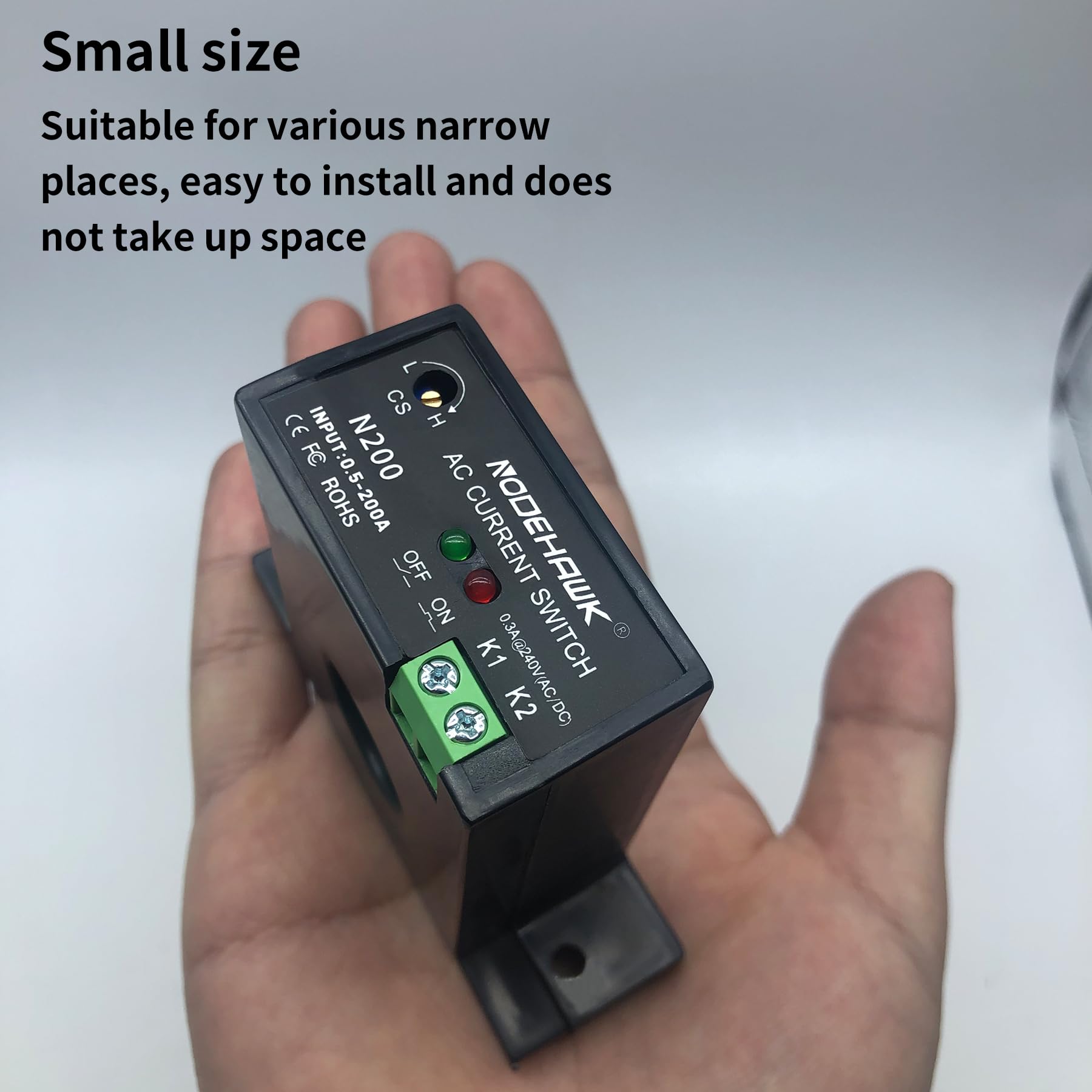 Snapklik.com : Current Sensing Relay AC Current Sensing Switch 0-200A ...
