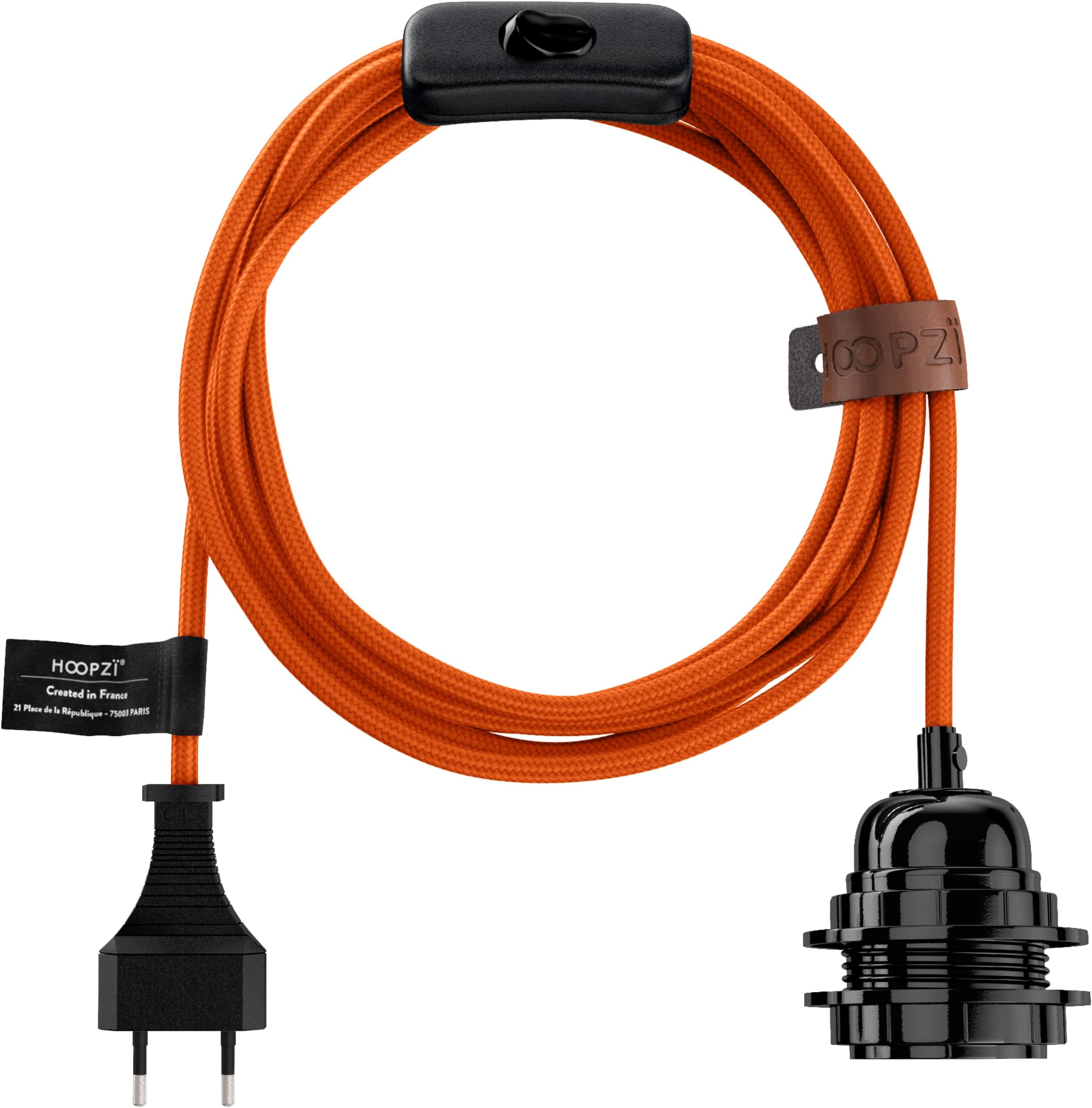 Hoopzi - Fil électrique en Tissu de 4,5M pour Éclairer Partout Chez ...