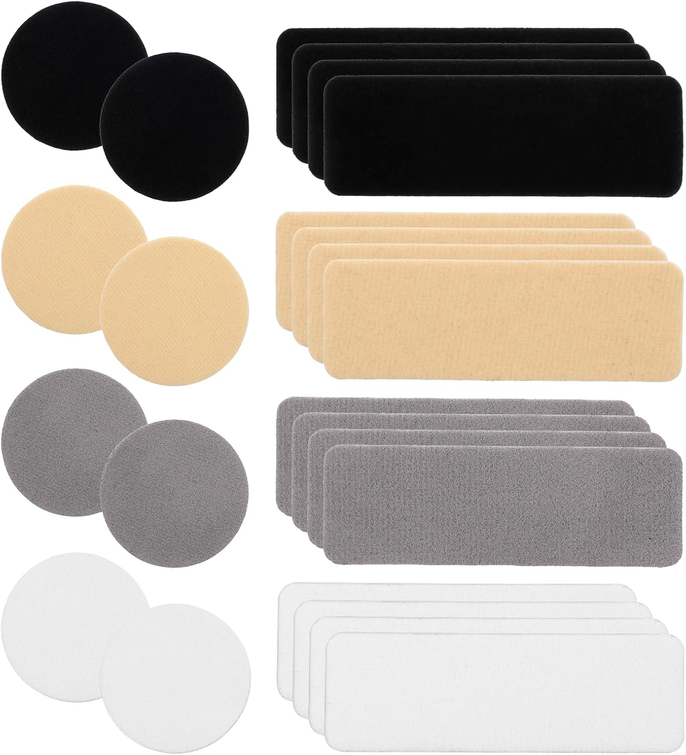 Amazon.com: 24PCS Shoe Patches for Holes, 4 Colors Shoe Heel Repair ...