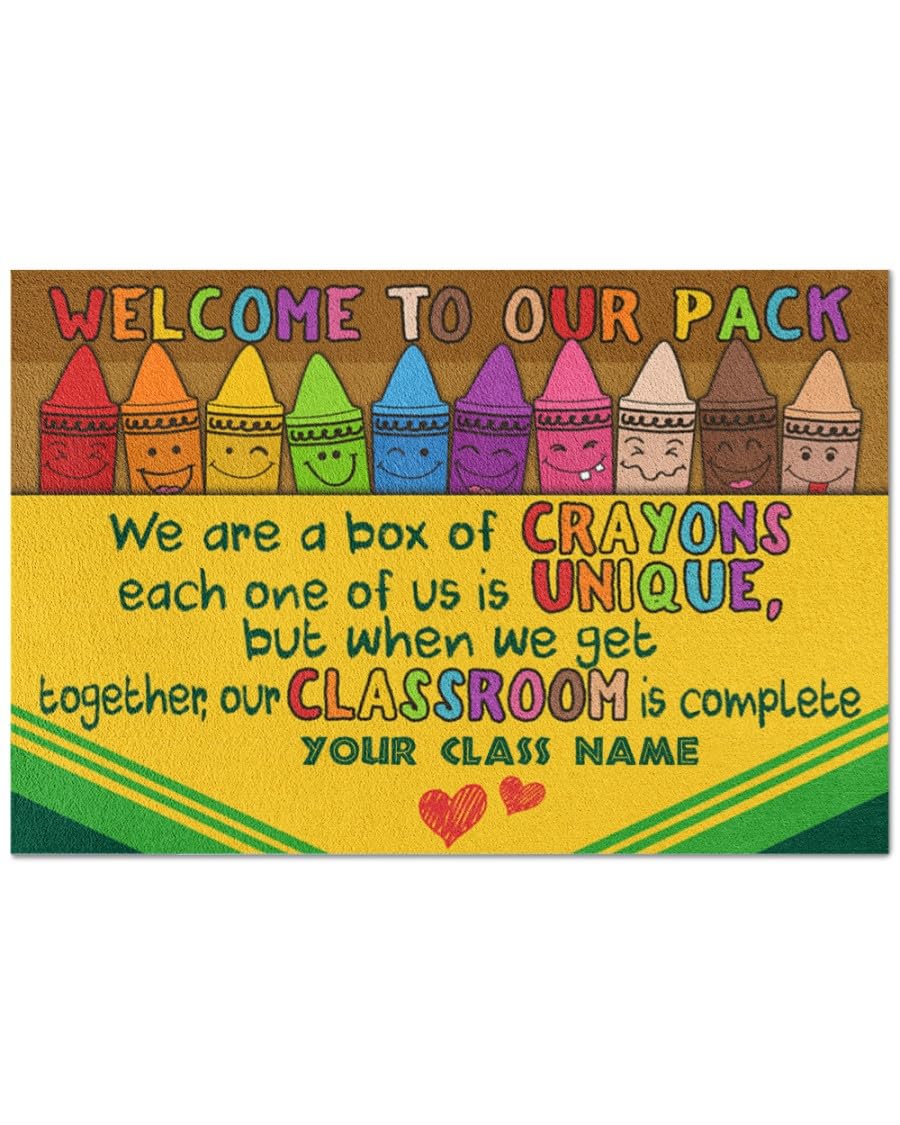 Amazon.com: Welcome to Our Pack We are a Box of Crayons Poster/Canvas ...