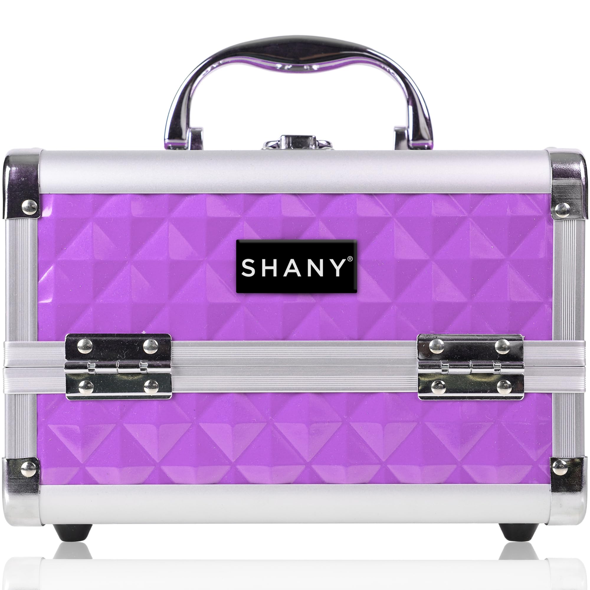 Amazon.com : SHANY Chic Makeup Train Case Cosmetic Box Portable Makeup ...