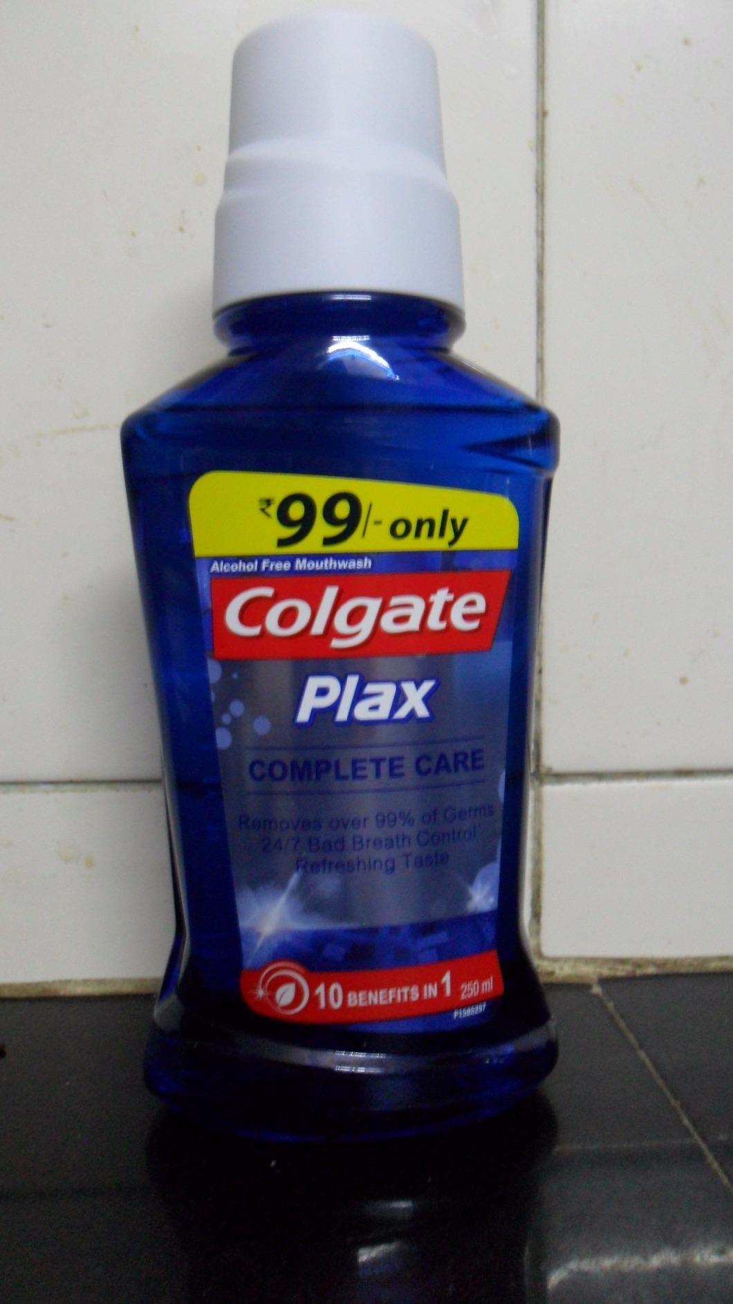 Buy Colgate Maxfresh Plax Antibacterial Mouthwash, 24/7 Fresh Breath ...
