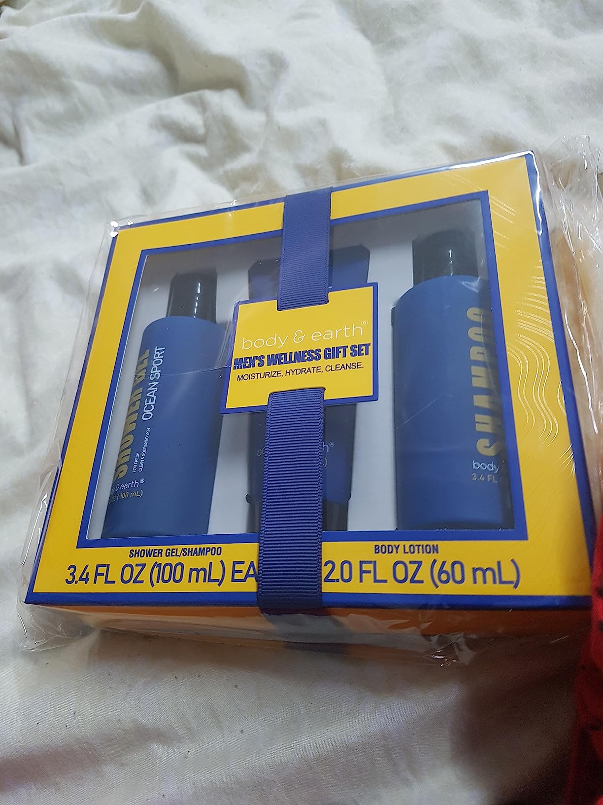 Bath Gift Set for Men, 9Pcs Spa Gift Basket with Citrus Scented, Body ...