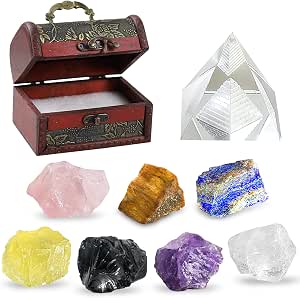 Amazon.com: Crystals and Healing Stones,9 Pcs Healing Crystals Set,7 ...