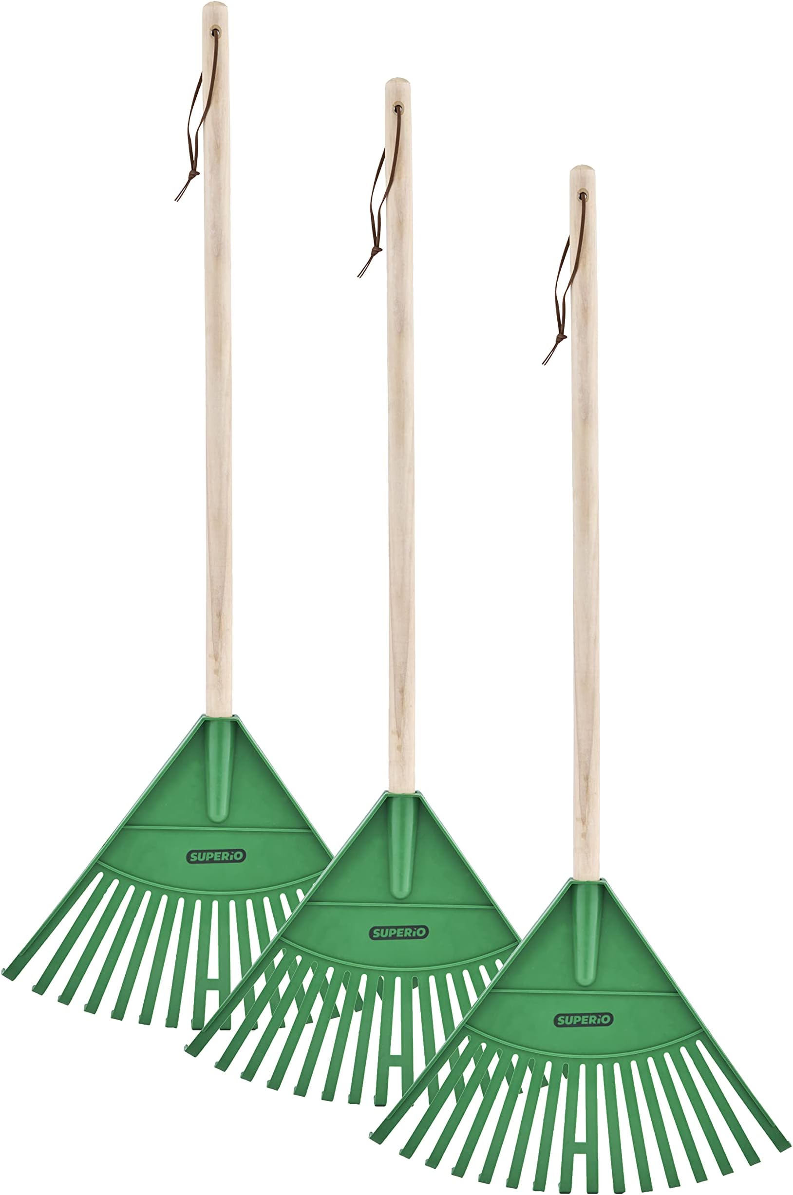Amazon.com : SAN LIKE 68” Metal Rake, Leaf Rake with Adjustable Handle ...