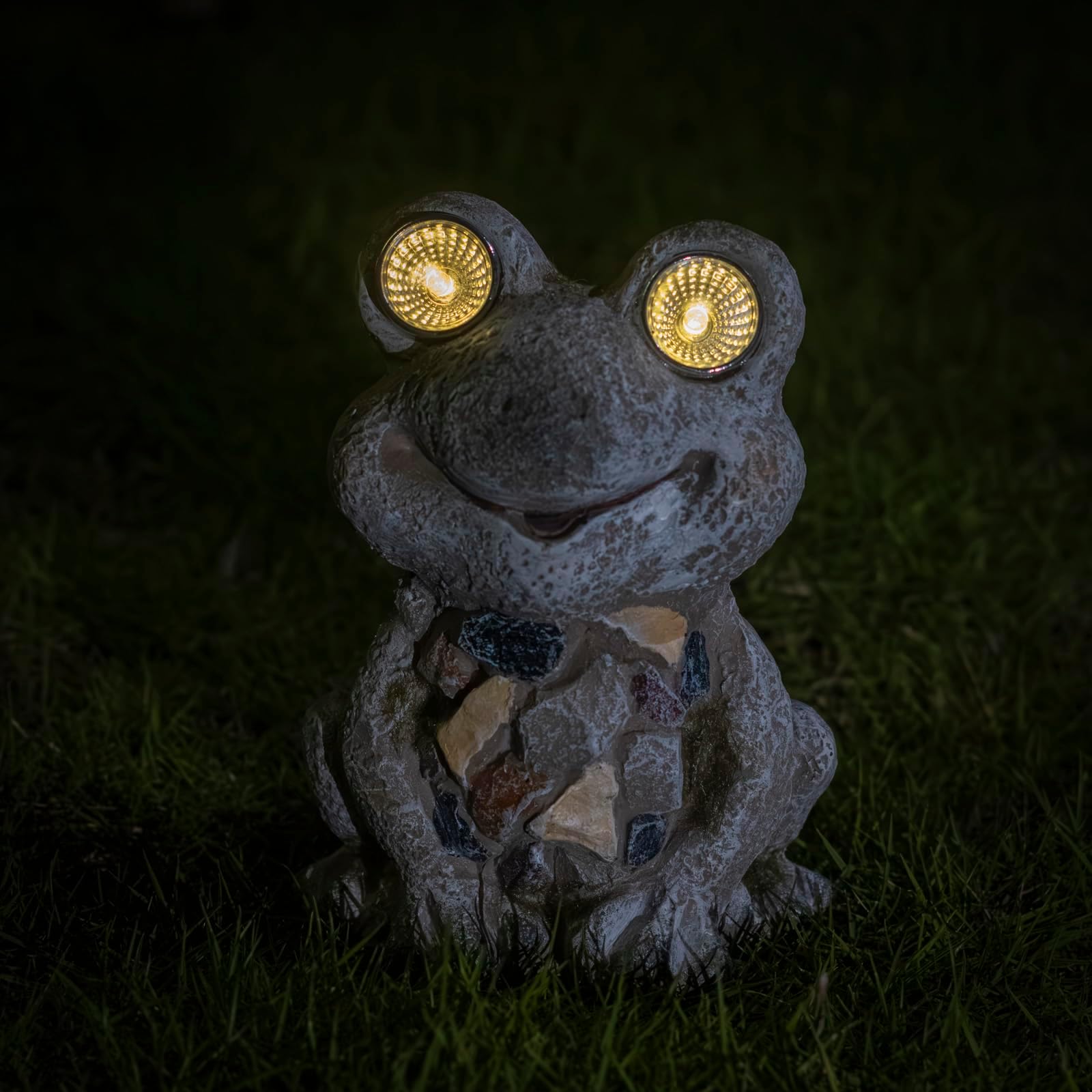Amazon.com : Solar Garden Statue Turtle Figurine with Solar Light Eyes ...