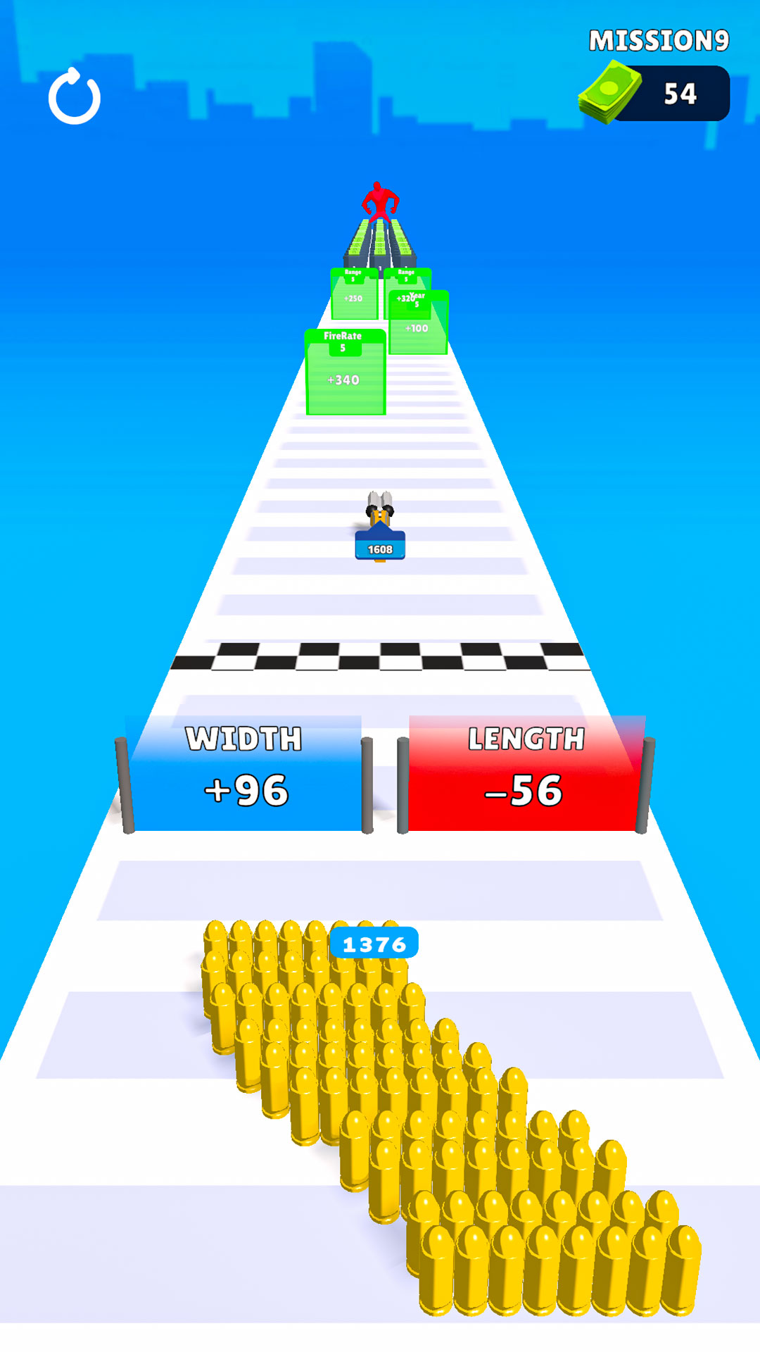 Bullet Army Stack Run 3D Weapon Master: Build Bullets Army Control Rush ...