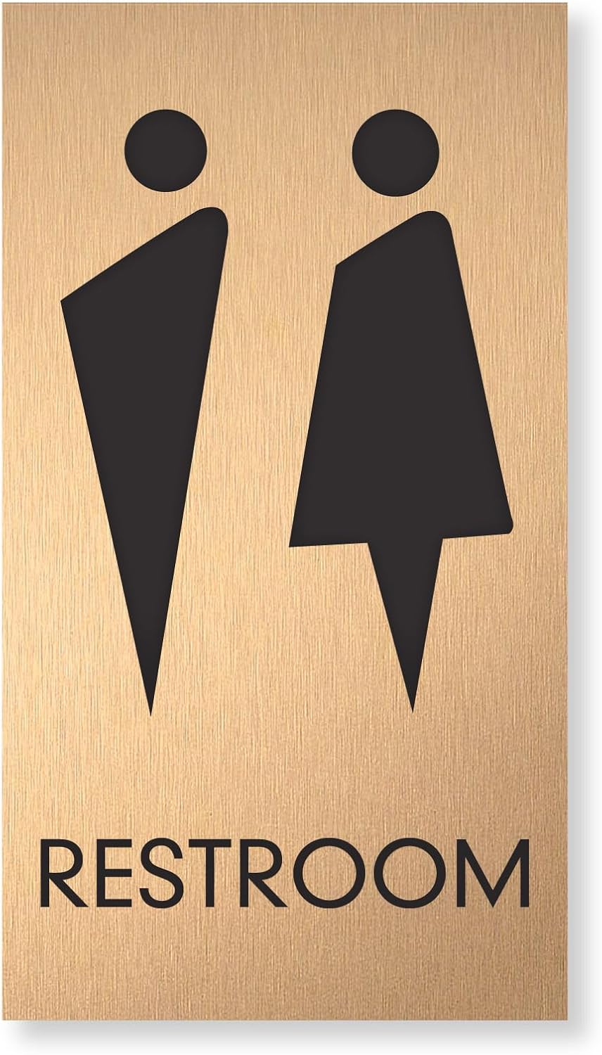 Amazon.com : The Store Guy Restroom Signs for Business - Unisex Men ...