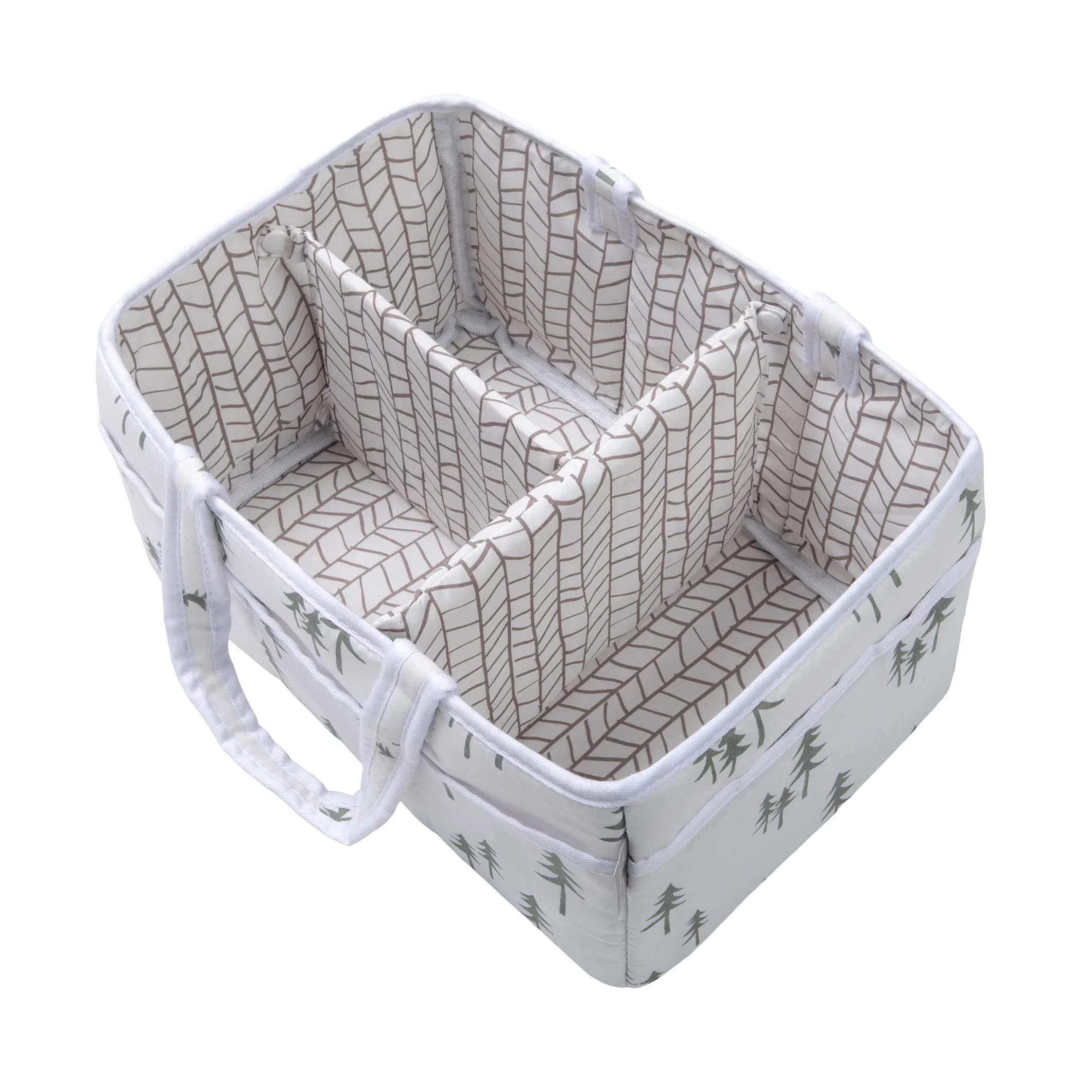 Snapklik.com : Trend Lab Mountain Baby Storage Caddy For Diaper ...