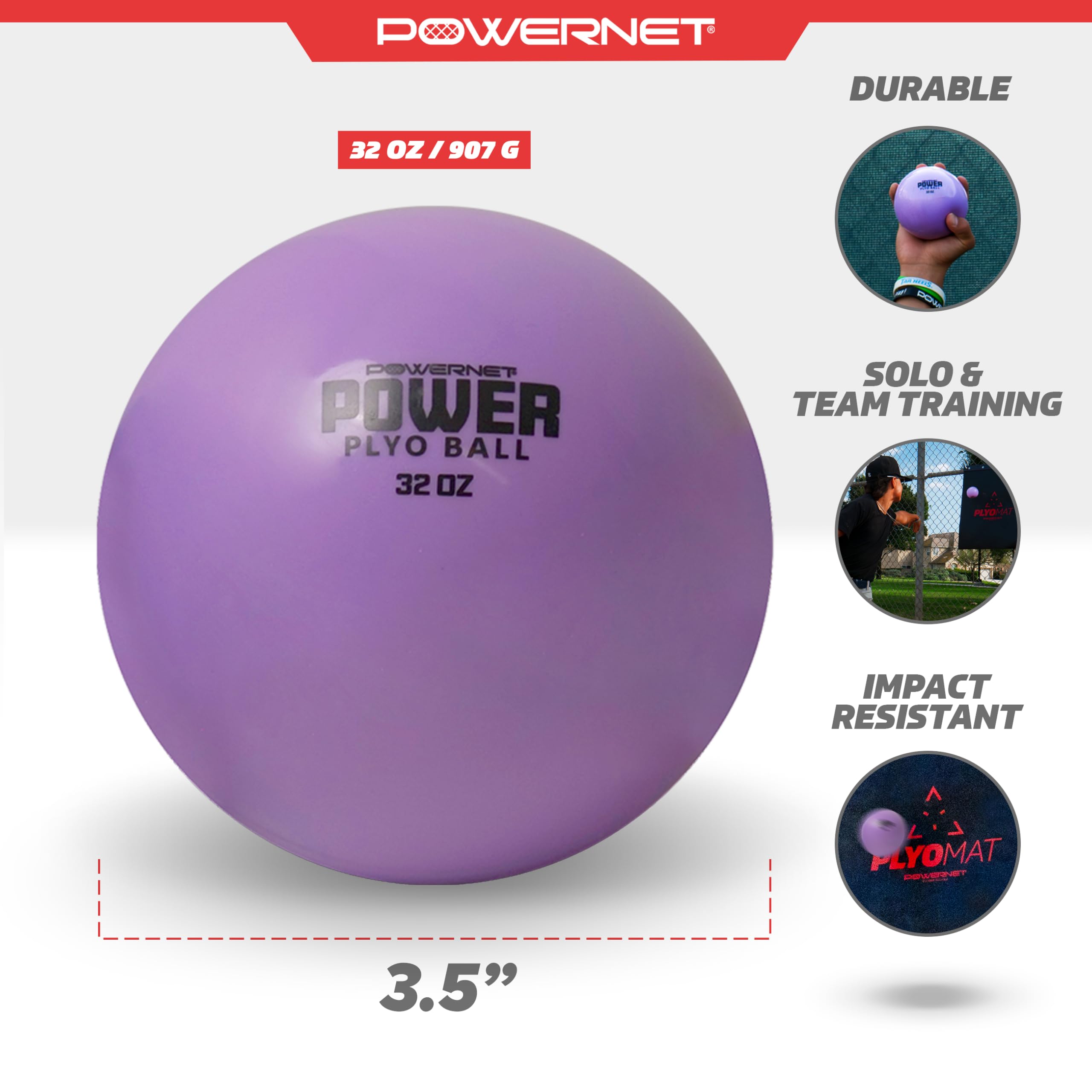 Snapklik.com : PowerNet Power Plyometrics Weighted Training Ball ...