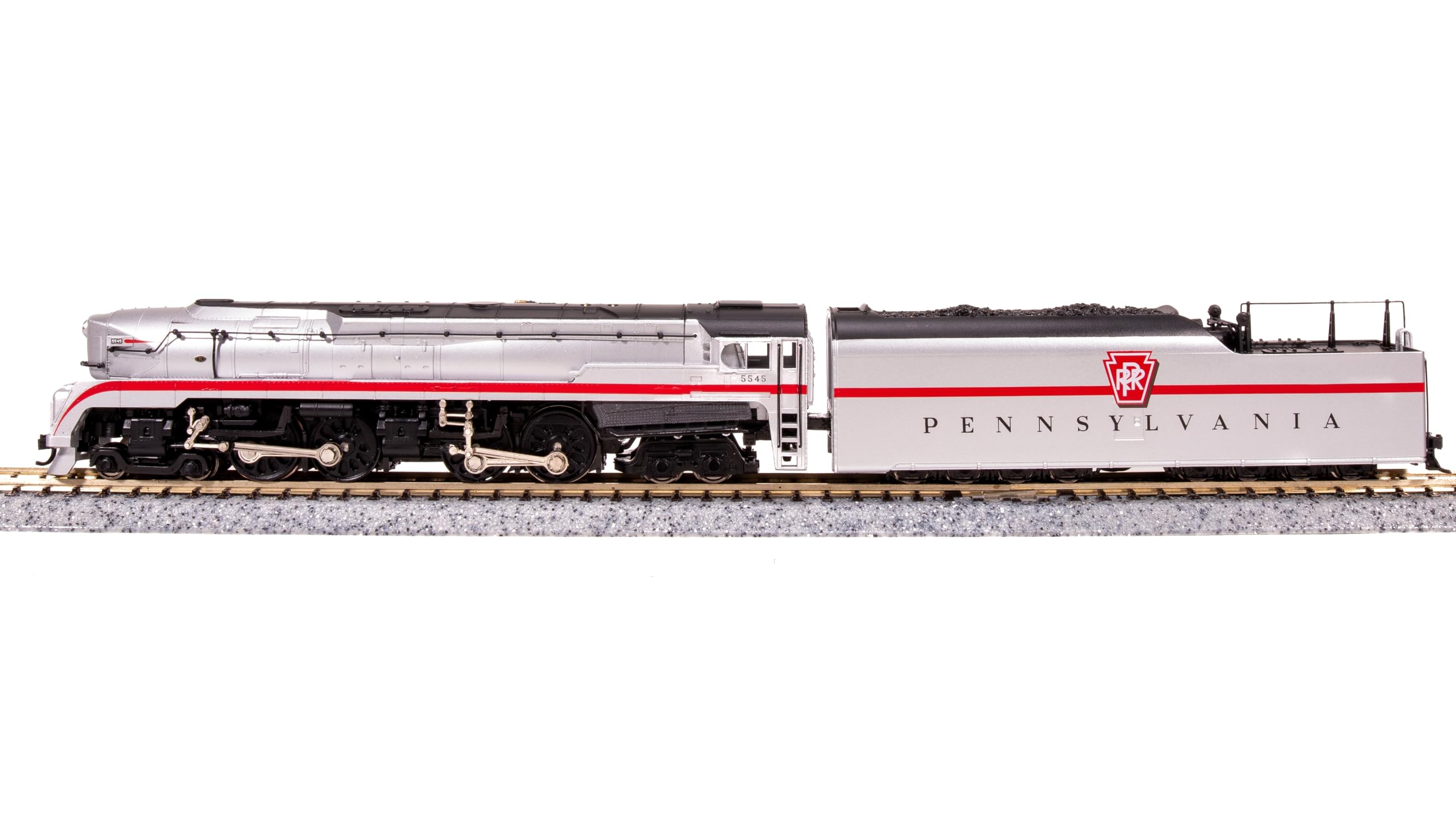 Amazon.com: Broadway Limited 8028 PRR T1 Duplex, 5545, Silver w/Red ...