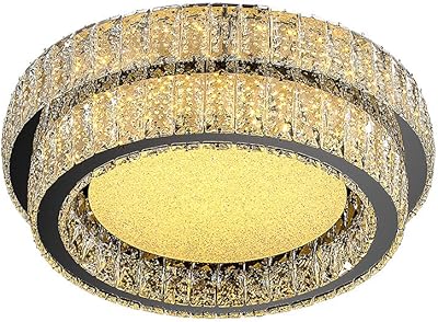 Buy CITRA Acrylic 500 MM Round Ring Chandelier Ceiling Light - Warm ...