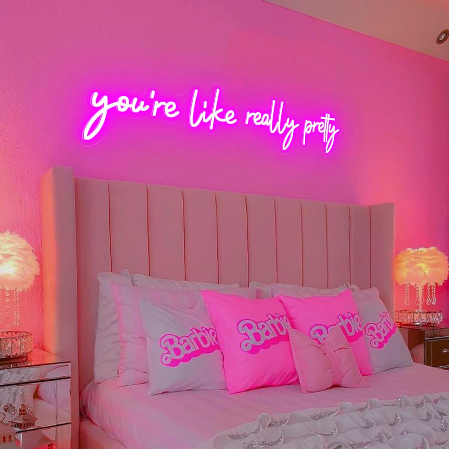 32x7 Inch Large You're Like Really Pretty Neon Signs for Wall Decor ...