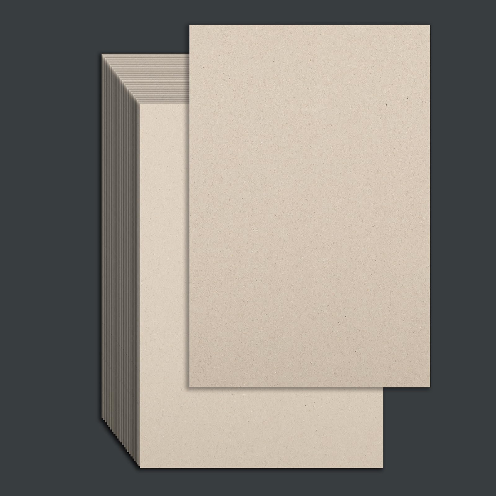 Amazon.com: 25 Pcs Book Board, Binder Board, Cover Board, Grey Board ...