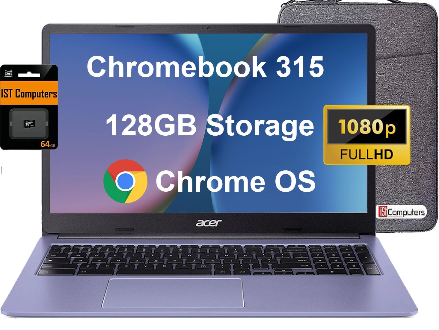 Amazon.com: acer Chromebook 315 (15.6" FHD, Intel Celeron N4500, 4GB ...