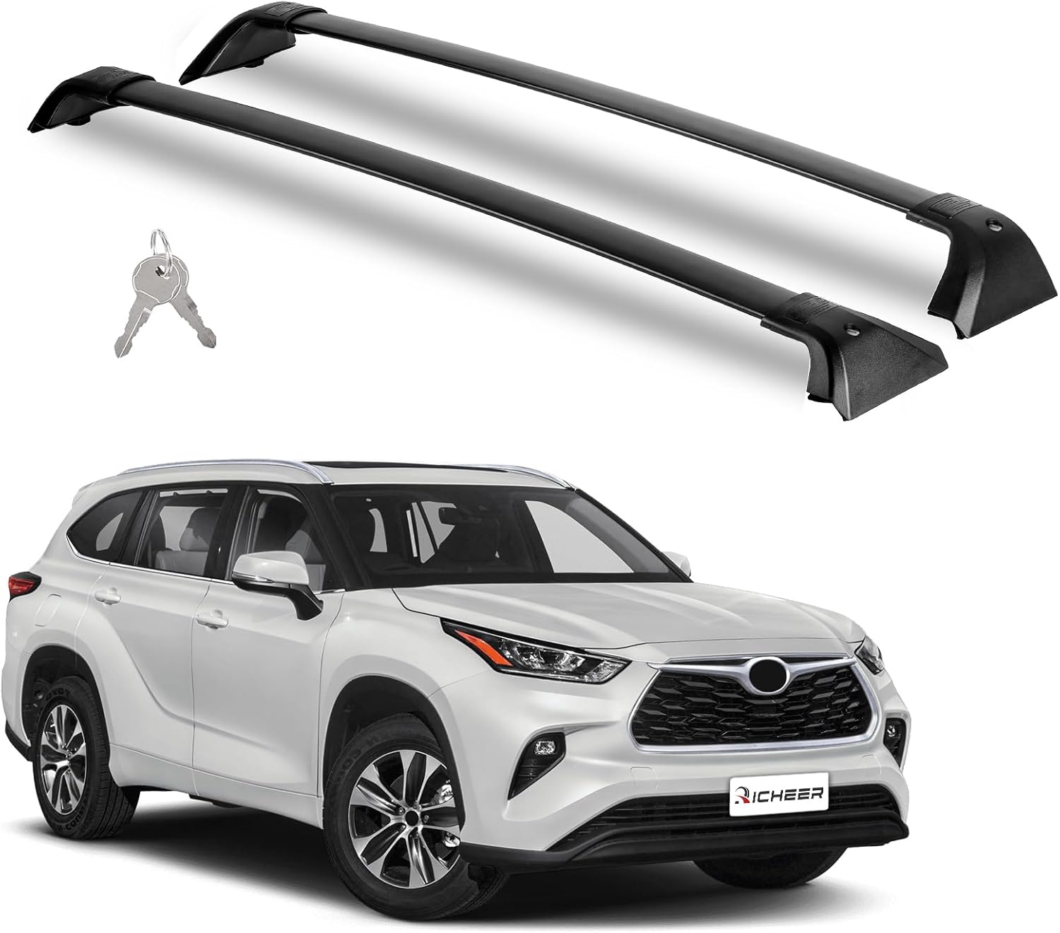 Amazon.com: Richeer 260LBS Roof Rack Cross Bars for 2020-2025 ...