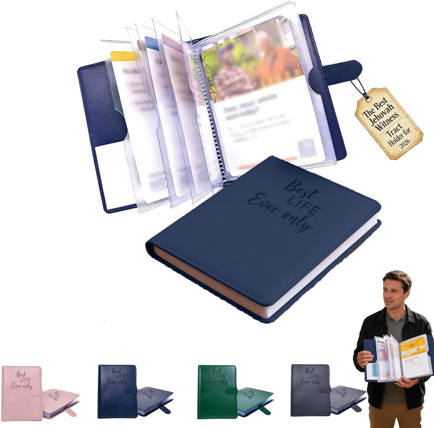 Amazon.com : JW Tract Holder Mini Field Service Organizer, Jehovah ...
