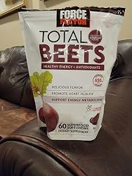 Amazon.com: Force Factor Total Beets Soft Chews with Beetroot, Nitrates ...