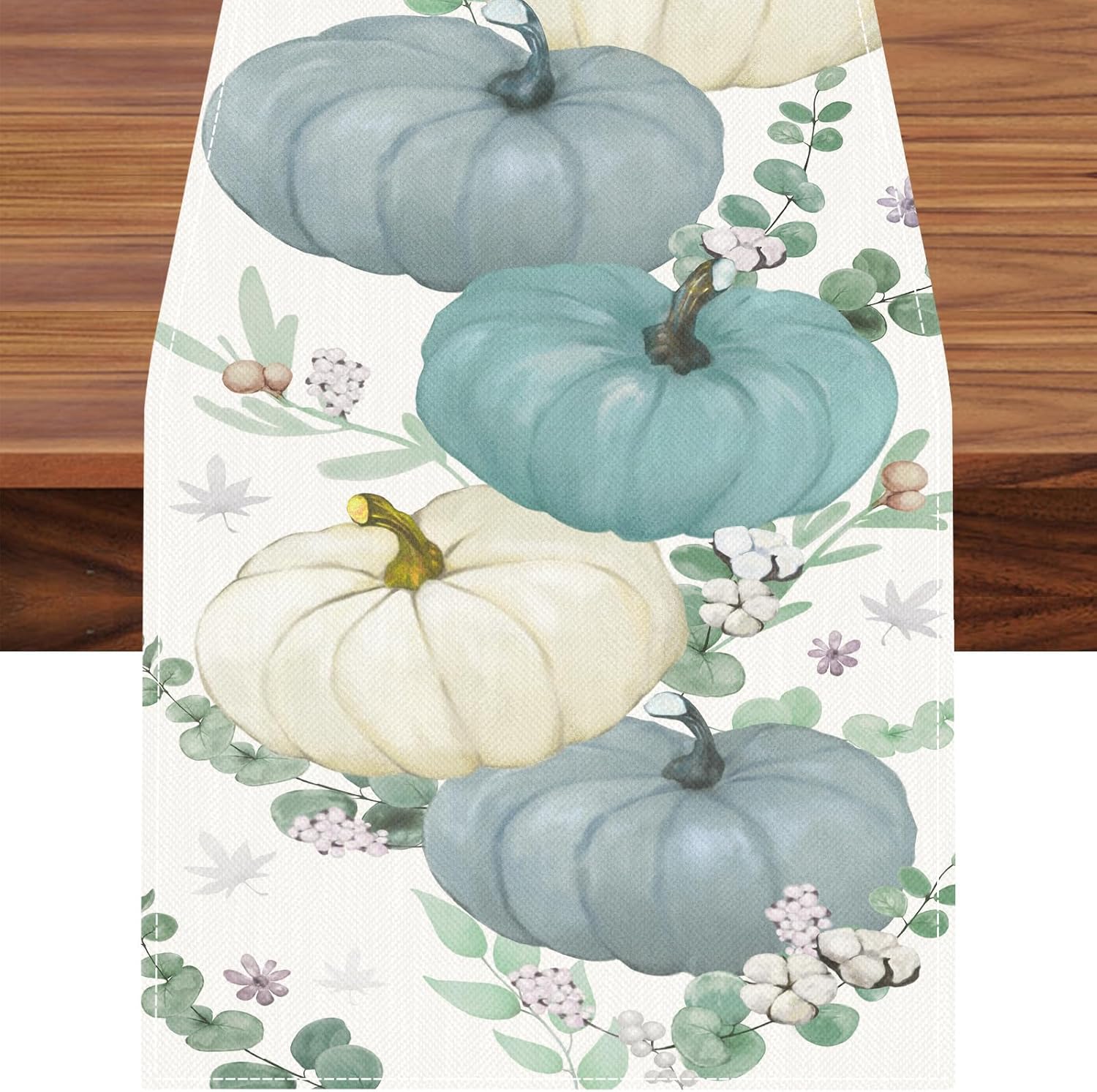 Amazon.com: CHAROUP 13x72 Inch Pumpkins Fall Table Runner Autumn ...