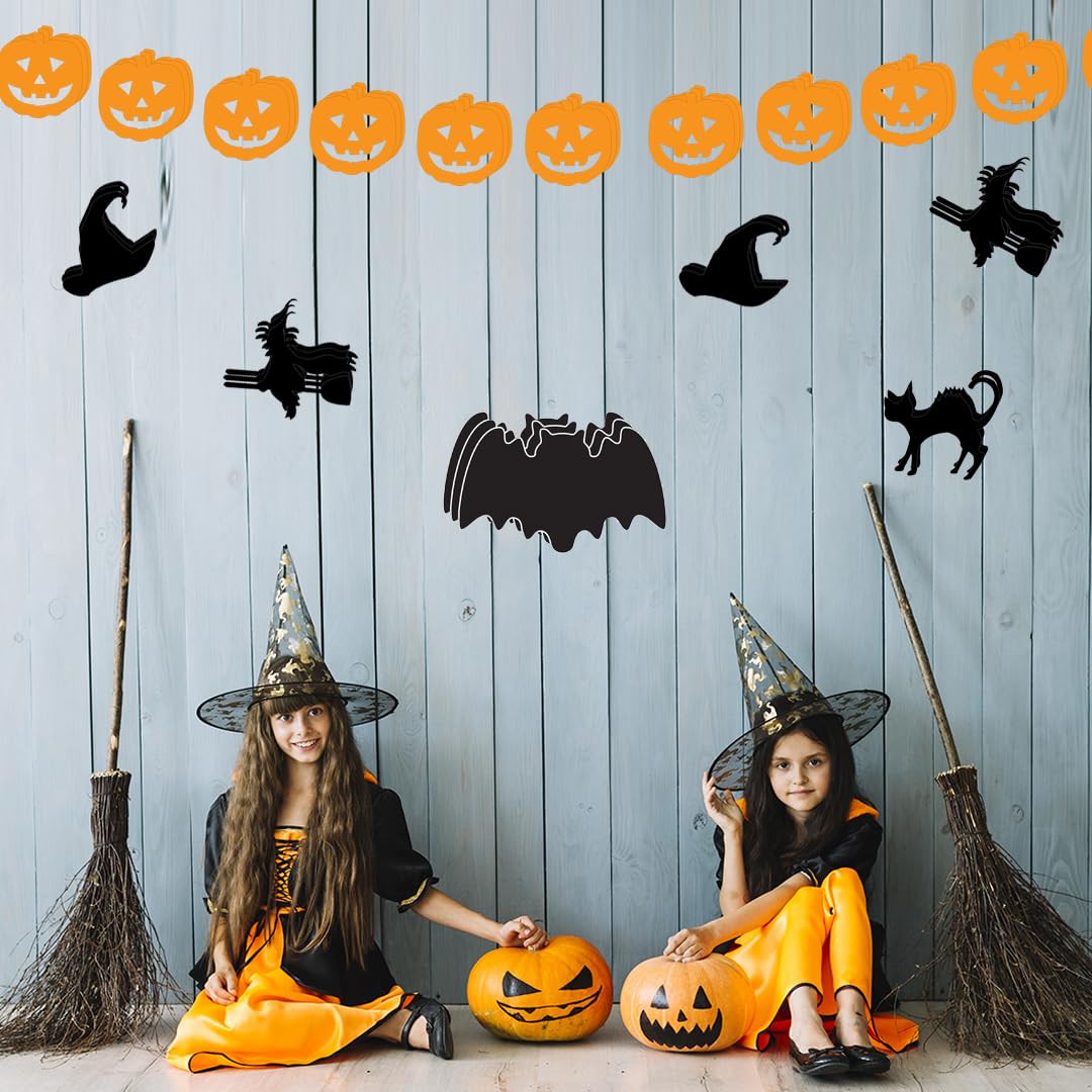 Pumpkin Crafts 40 Pieces Halloween Cut-Outs Pumpkin Witch Ghost Party ...