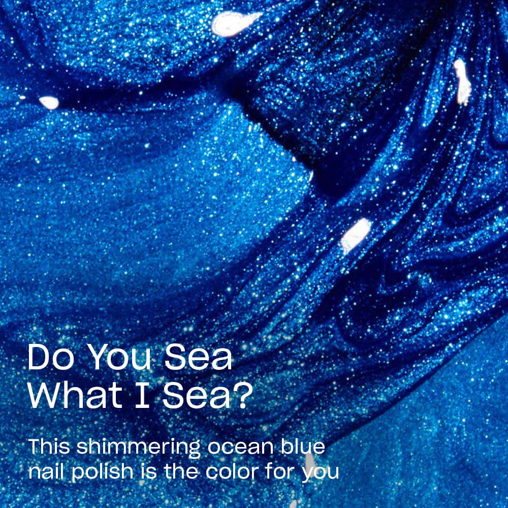 Snapklik.com : Nail Lacquer Do You Sea What I Sea Opaque Bright Blue ...