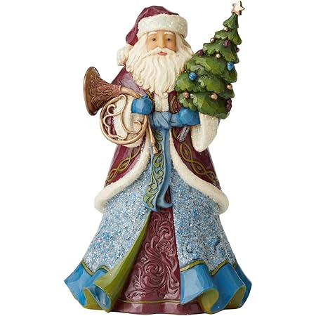 Amazon.com: Enesco Jim Shore Heartwood Creek Winter Wonderland Santa ...