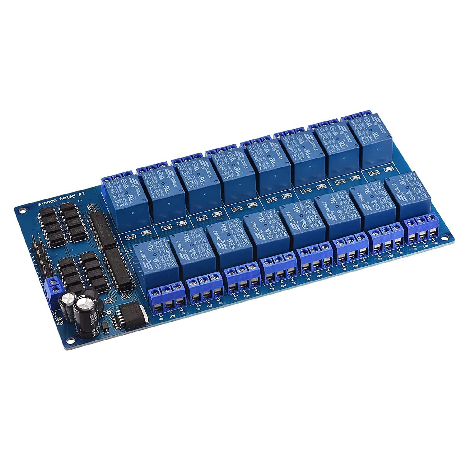 REES52 16 Channel 5V Relay Module Control Board With Optocoupler ...