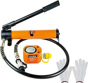 Amazon.com: HZLZRZ 10 Ton Hydraulic Cylinder Jack with CP-180 Manual Hydraulic Hand Pump and ...